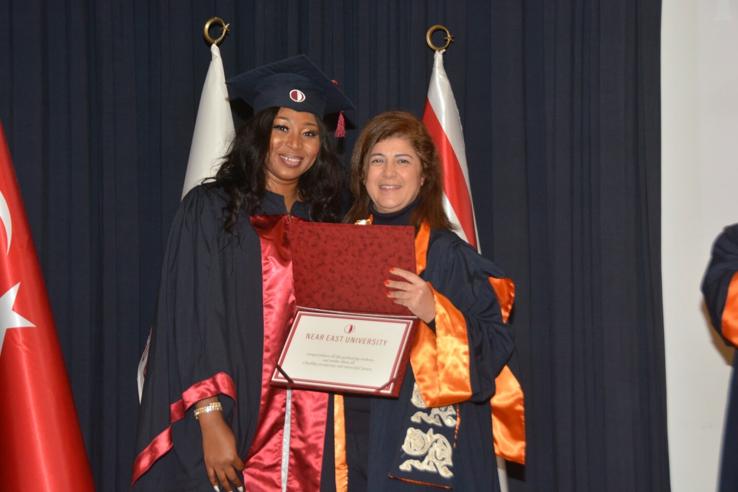 Graduates of Near East University Tourism Faculty conferred upon their ...